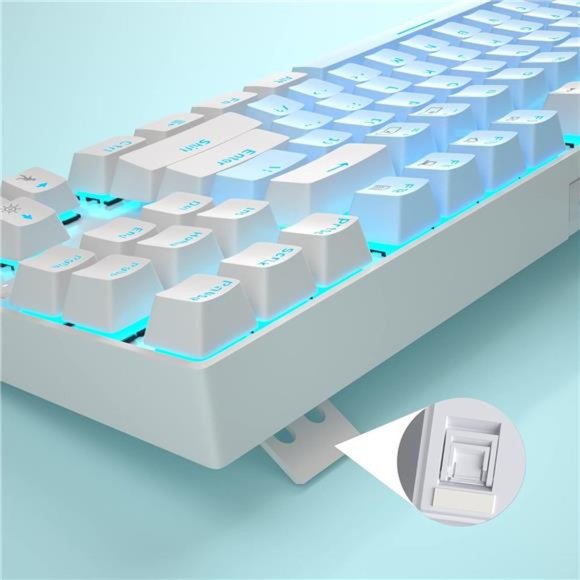Video Games & Consoles | 75 Mechanical Gaming Keyboard With Blue ...